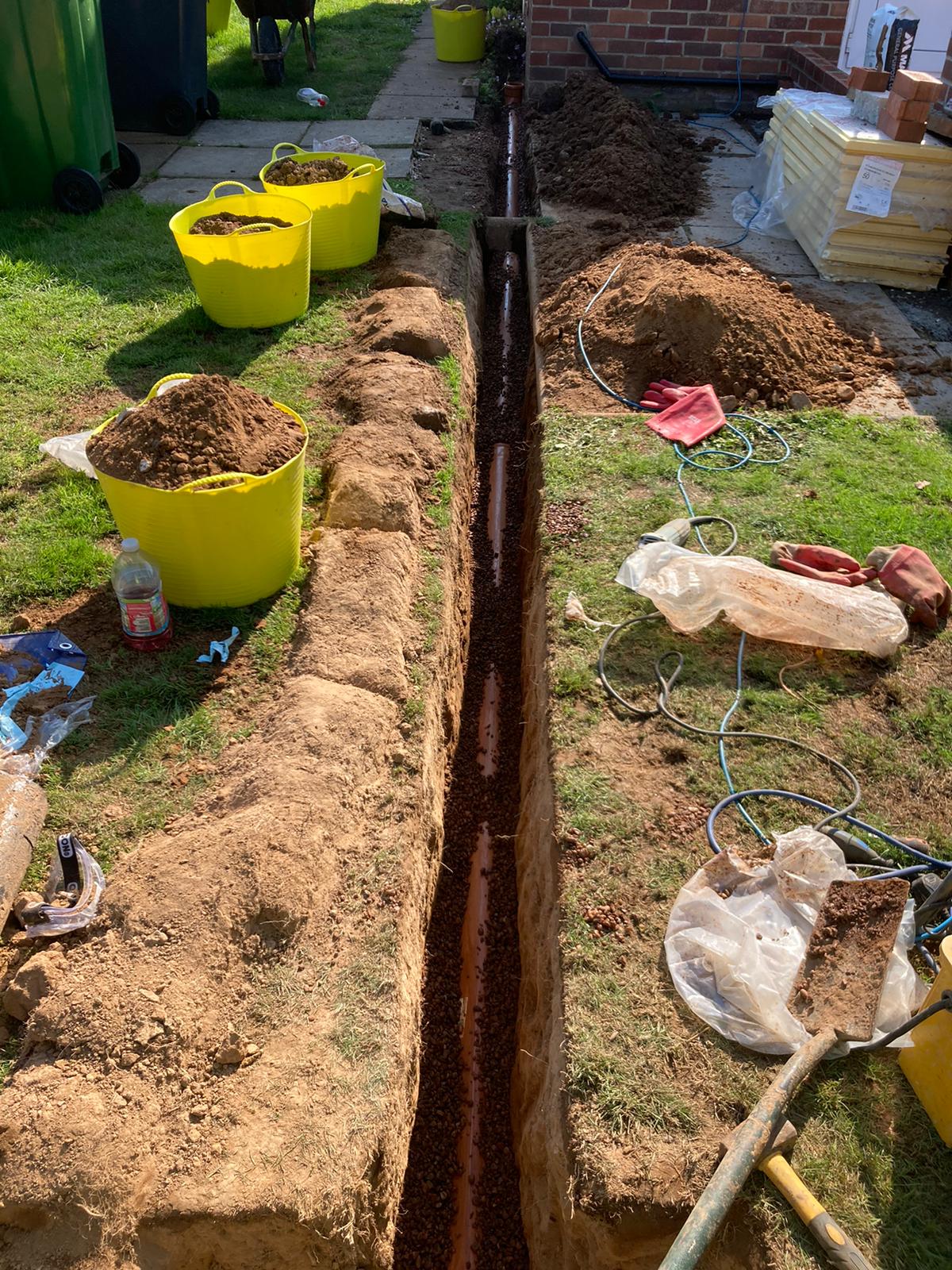 Drain Specialist Devon – New foul drainage runs in Ottery St Mary ...